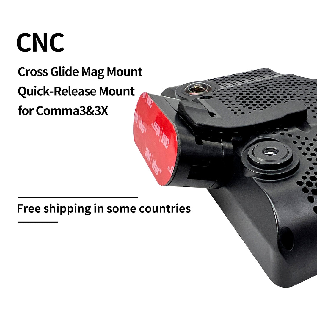 Quick-Release Magnetic Mount for Comma3&3X Openpilot “Cross Glide Mag ...